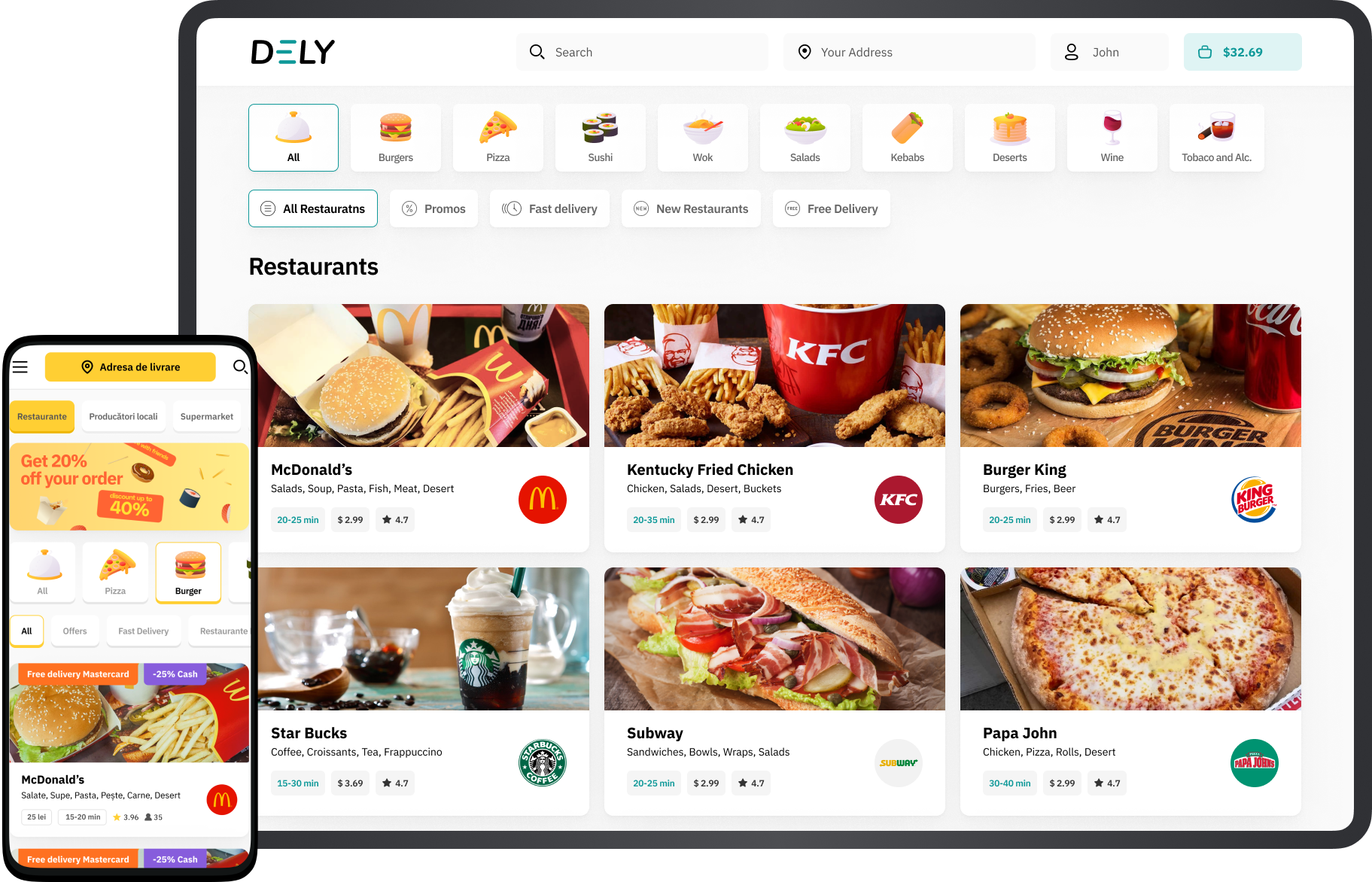 Online order platform | DELY